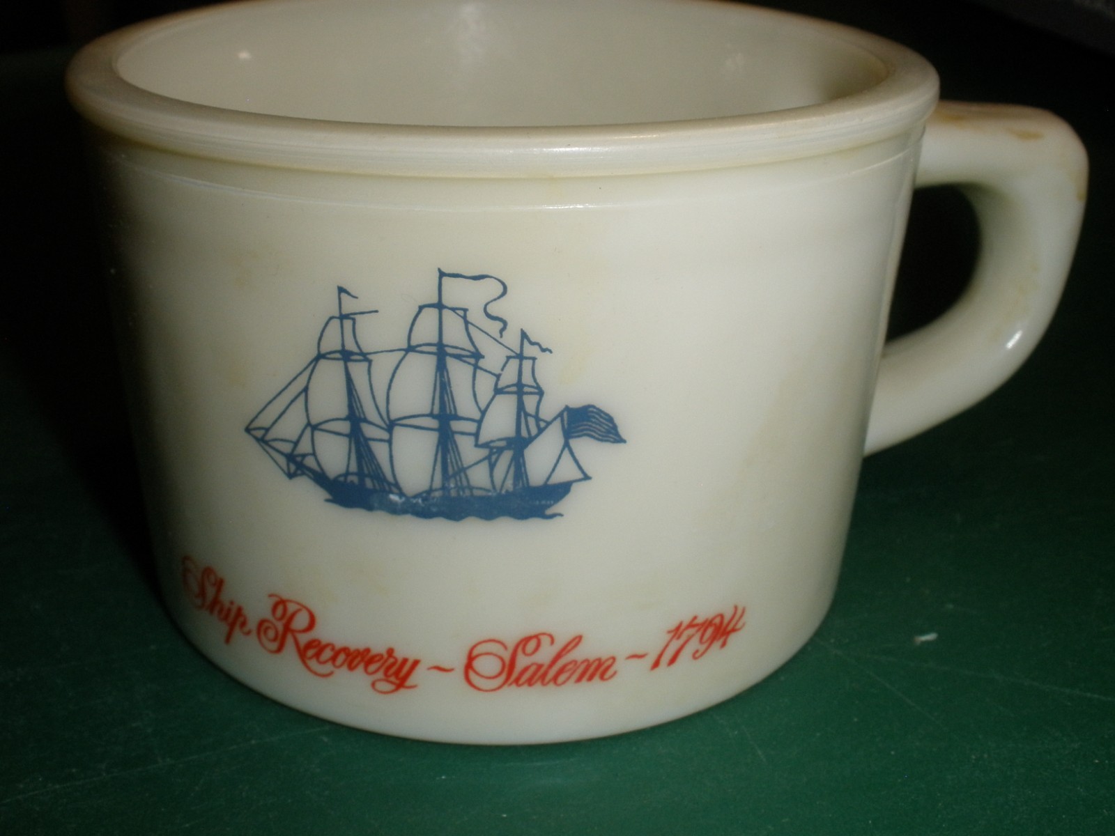 Vintage 70’s Excellent Old Spice Shaving Mug Ship Grand Turk Salem-1786 ...