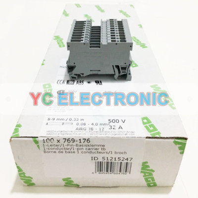 QTY:100 NEW FOR WAGO Spring terminal 769-176 | eBay