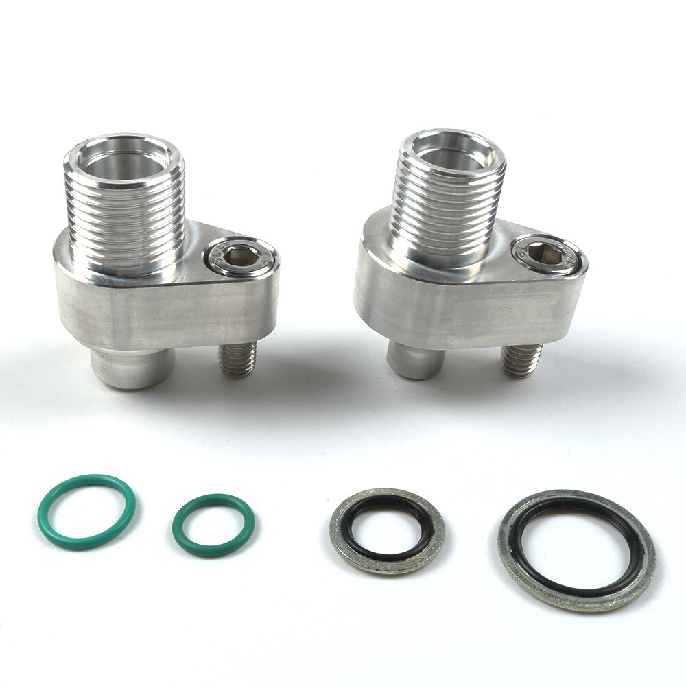 LS New AC Compressor adapter fittings for Denso 10S17F & 10S20F CNC ...