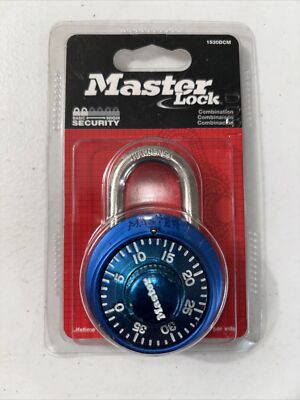 Master Lock 1530DCM Locker School Combination Padlock 1 Pack Assorted Colors | eBay