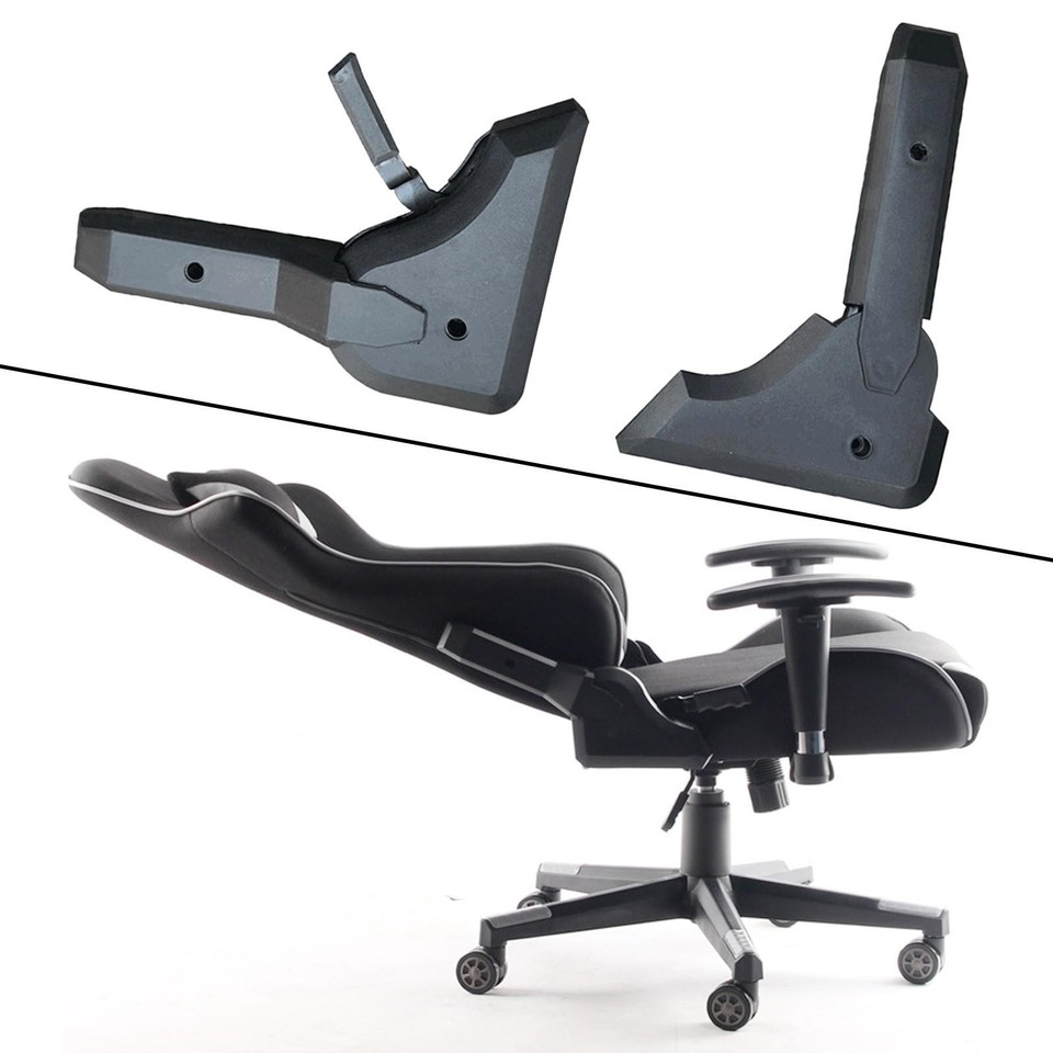 2 Pieces High Back Swivel Computer Desk Chair Angle Adjuster for Gaming ...