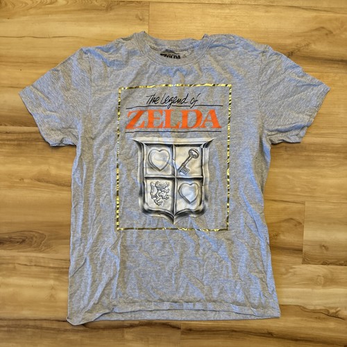 The Legend Of Zelda Tee Shirt Hearts Key Lion - Short Sleeve Nintendo ...