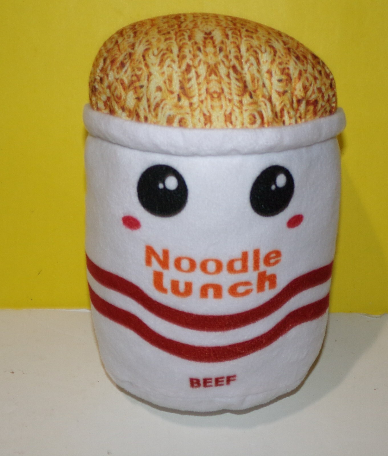 Noodle Lunch Cup Beef Flavor 8" Plush Ideal Toys EUC Ramen Soup | eBay.de
