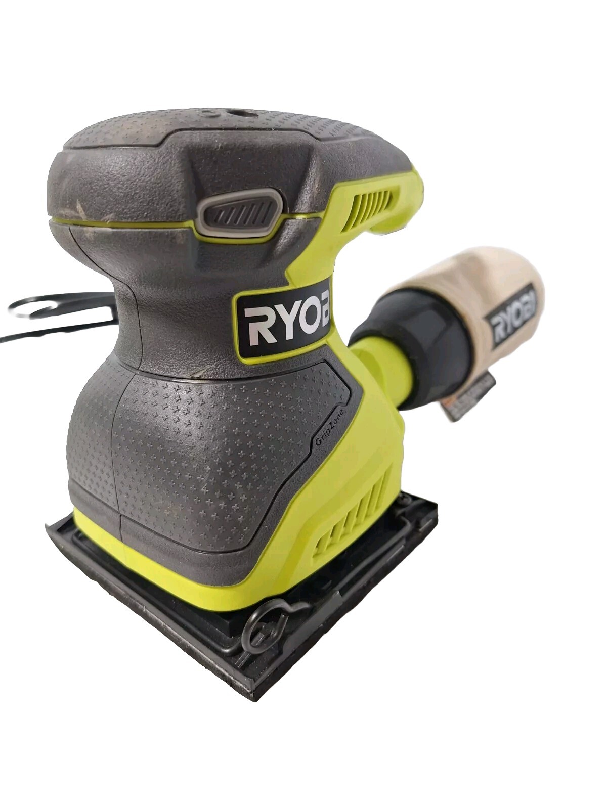 Ryobi S652DG 2 Amp Corded 1/4 Inch Sheet Sander With Dust Collector O4 ...