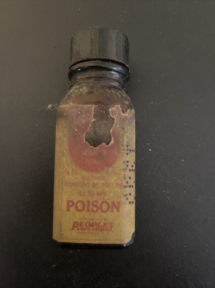 Real Poison Bottle