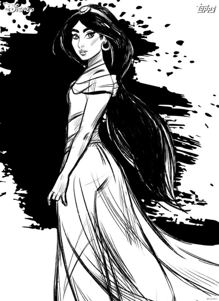 Disney Collect Topps Digital Princess Ink Series 1 Master Set w/Awards ...