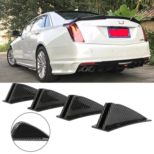 Carbon Style Car Rear Bumper Diffuser Splitter For Cadillac CTS CTS-V ...