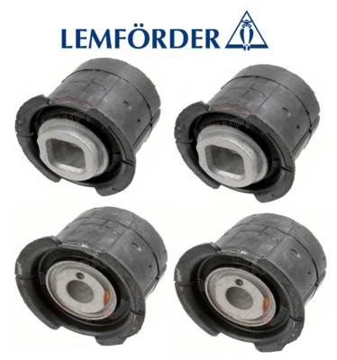 For BMW E82 E90 E92 E93 Set of 4 Rear Left & Right Subframe Mounts OEM ...