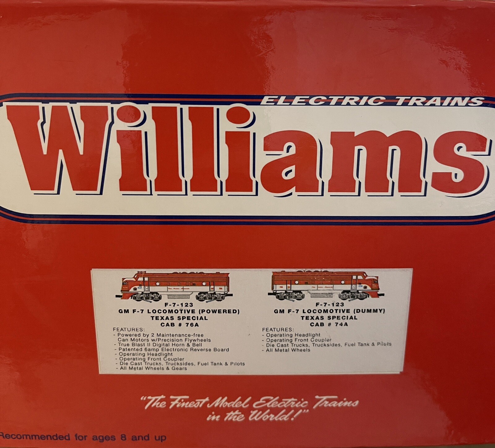 Williams Electric Trains F-7- 1 2 3 GM F-7 Locomotive (Powered ...