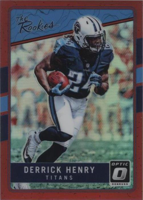2016 Donruss Optic - The Rookies Derrick Henry #TR-DH Red /99 (RC) for ...