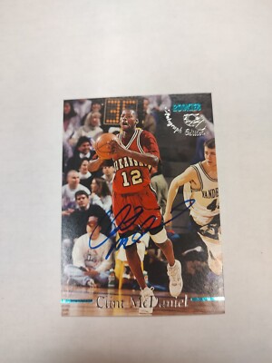 1995 Classic Basketball Rookies Autograph Edition Clint McDaniel ...