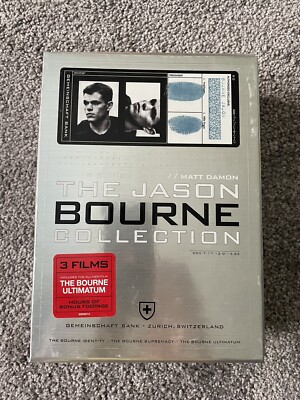 The Jason Bourne Collection (2007, 4-Disc Box Set, DVD) Includes 3films ...