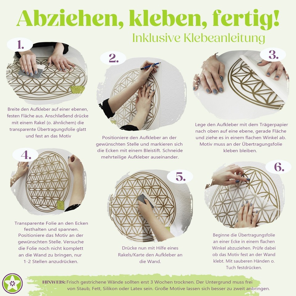 Autocollant Mural Fleurs Vignes Pour Le Salon 0625 | eBay UK