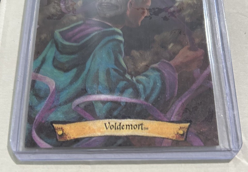 HARRY POTTER card RARE 10/12 Voldemort In Excellent Condition | eBay