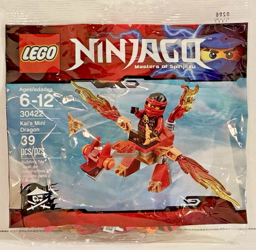 LEGO (30422) Ninjago: Kai's Mini Dragon New Sealed Retired Polybag ...