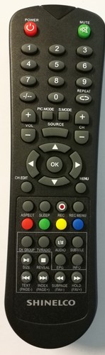 telecommande remote control pour tv shinelco | eBay
