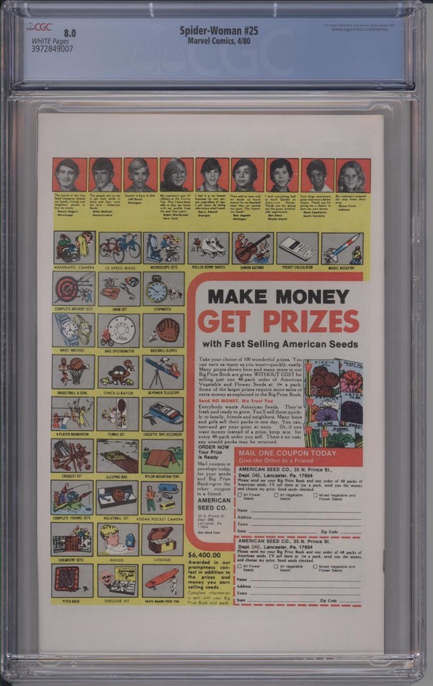 SPIDER-WOMAN #25 - CGC 8.0 - JIM MOONEY COVER - MARVEL COMICS - 1980 | eBay