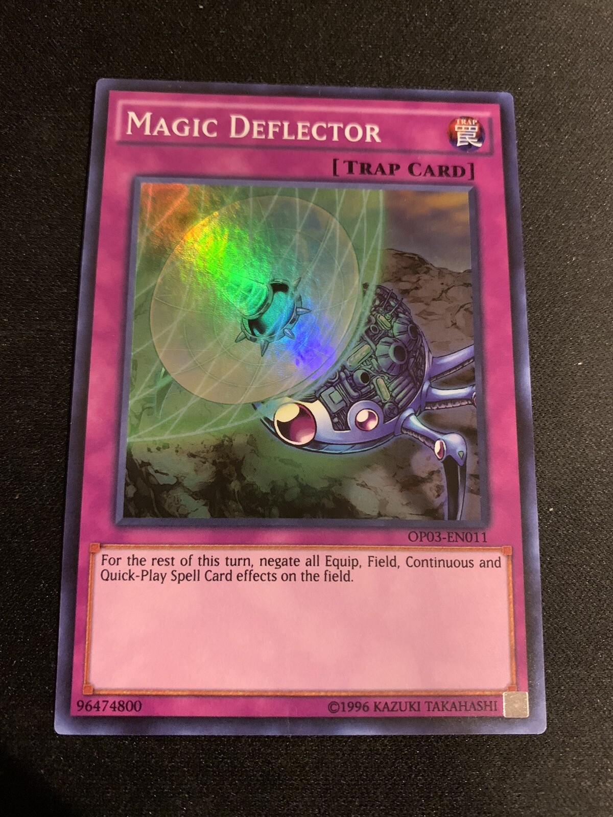 Yugioh 1x Magic Deflector OP03-EN011 Super Rare Unlimited Mint! | eBay