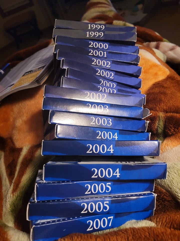17 Complete Proof Sets 1999-2007 See Photos | eBay