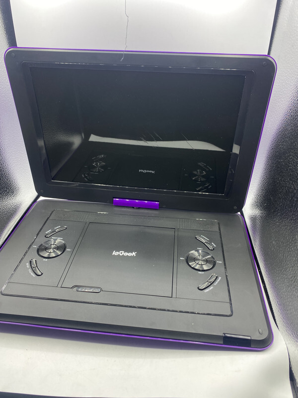IEGEEK IK-121 PORTABLE DVD PLAYER PURPLE 17.5" SCREEN | eBay