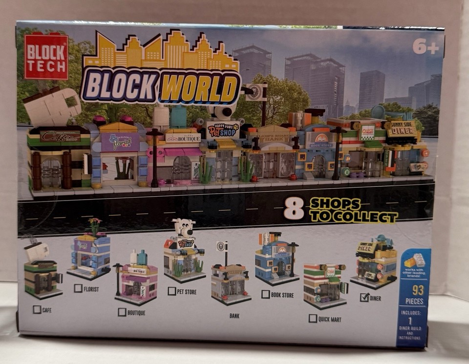 Block Tech Block World ~ Diner ~ Compatible With Leading Brands ~ NEW ...