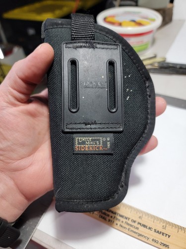 Uncle Mikes Sidekick Hip Holster Size 15 Adjustable Strap Metal Snap ...