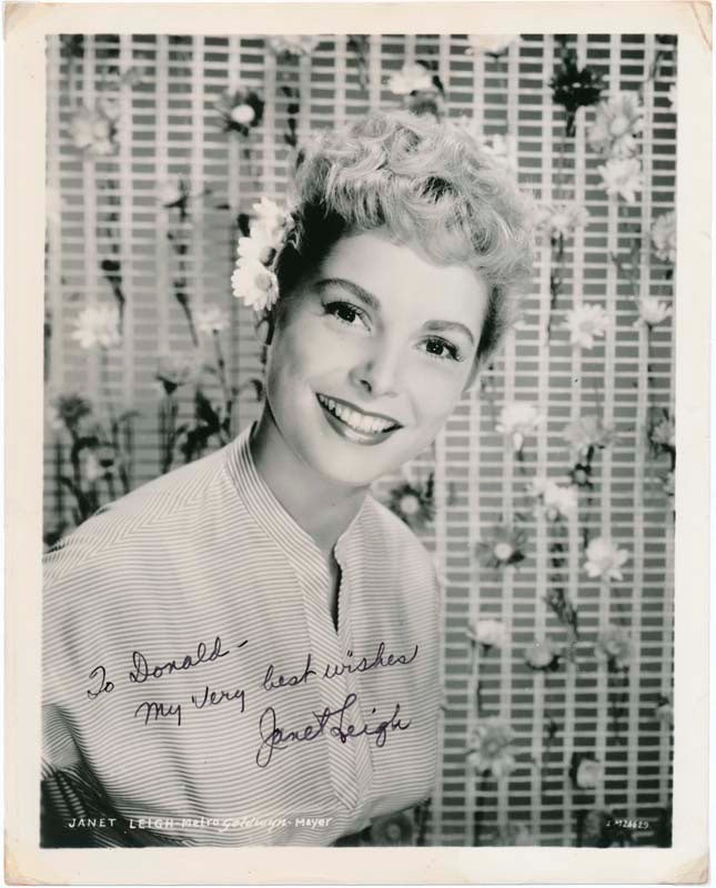 Tony CURTIS, Janet LEIGH / Inscribed Photographs Signed | eBay