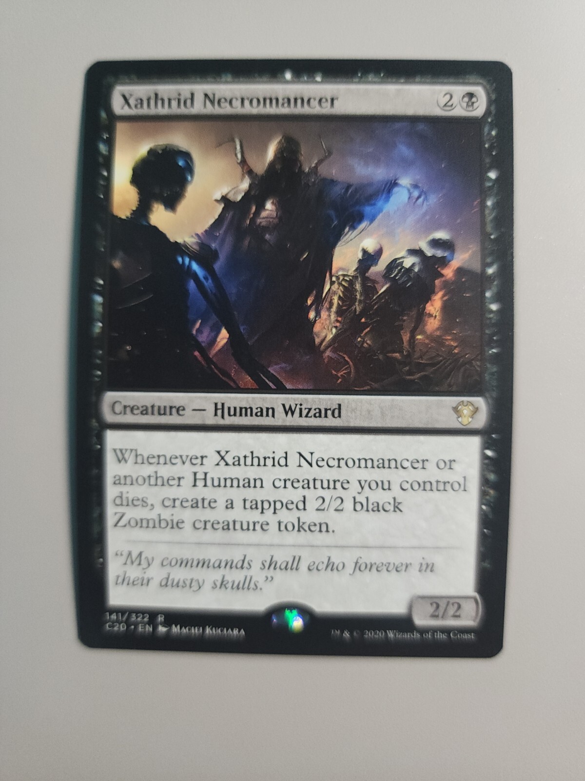 MTG Xathrid Necromancer Commander 2020 141/322 Regular Rare | eBay