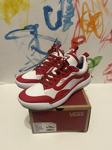 Vans UltraRange EXO Unisex Red White Low Top Skateboard Shoes | eBay