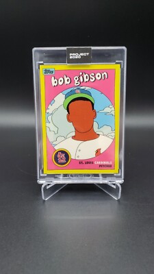 Topps Project 2020 #279 Bob Gibson by Fucci w/Box - PR 1898 | eBay