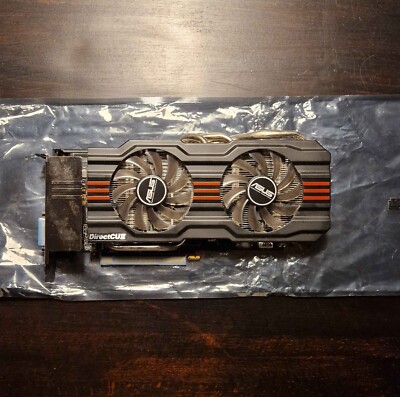 ASUS GTX 660 Ti DirectCU II 2GB GTX660 TI-DC2T-2GD5 Video Card HDMI DP ...