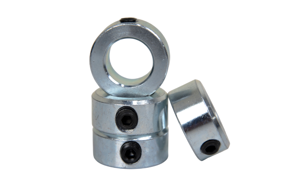 5/8" Bore Zinc Plated Set Screw Shaft Collar OD 1-1/8" Width 1/2" (4 ...