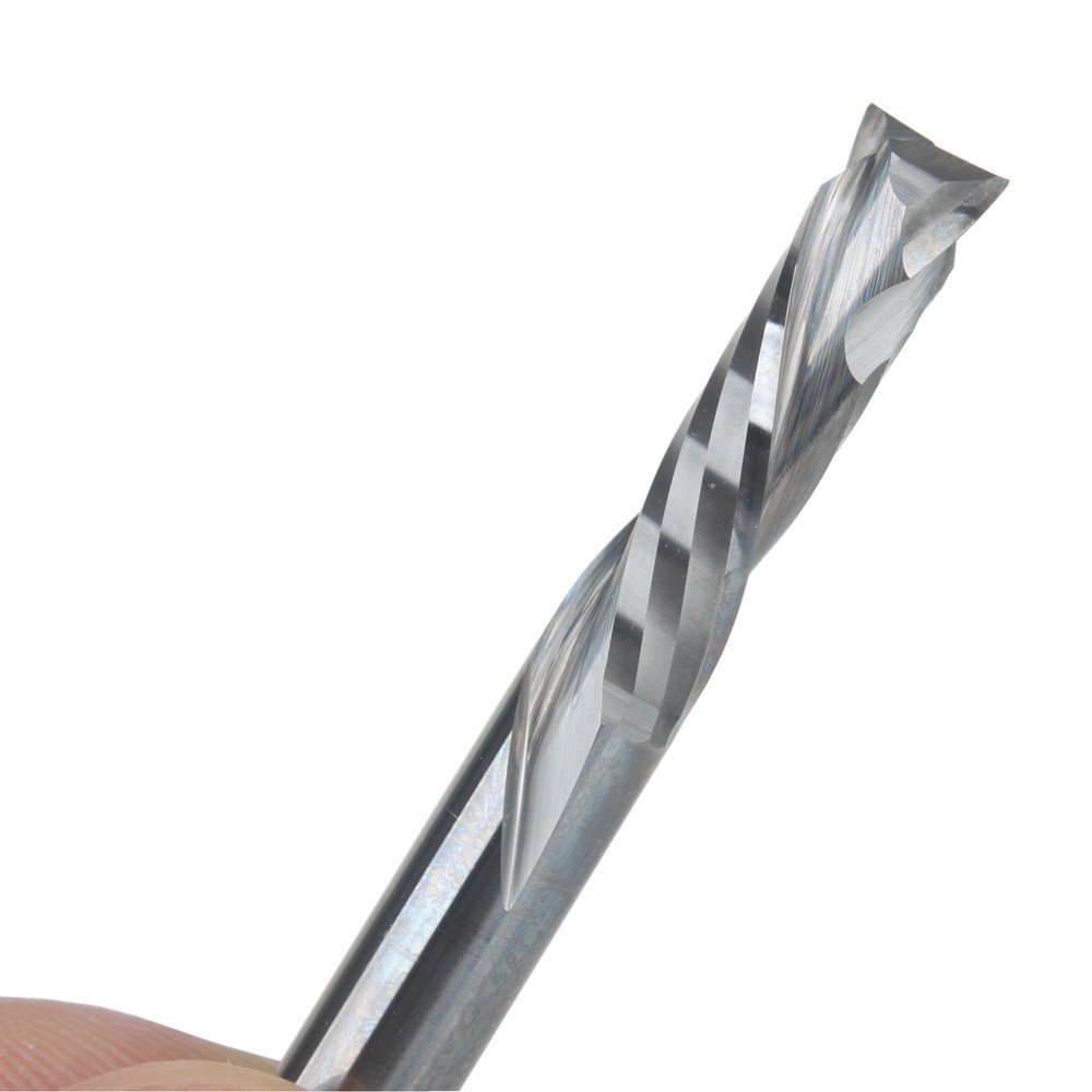 1pcs 6X25mm UP &DOWN Cut Two Flutes Spiral Carbide End Mill CNC Tool | eBay