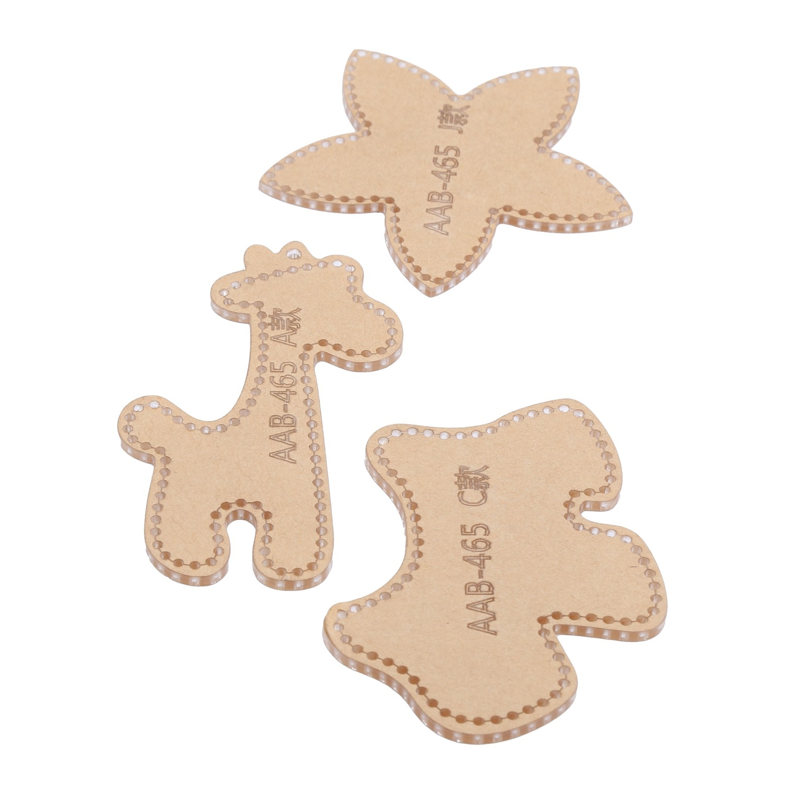 Acrylic Template Five-Pointed Star Shape Animal Shape Keychain Pendant ...