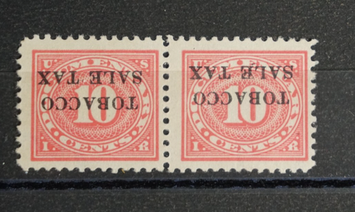 #RJ4 Pair Inverted overprint Mint VLH stamps | eBay