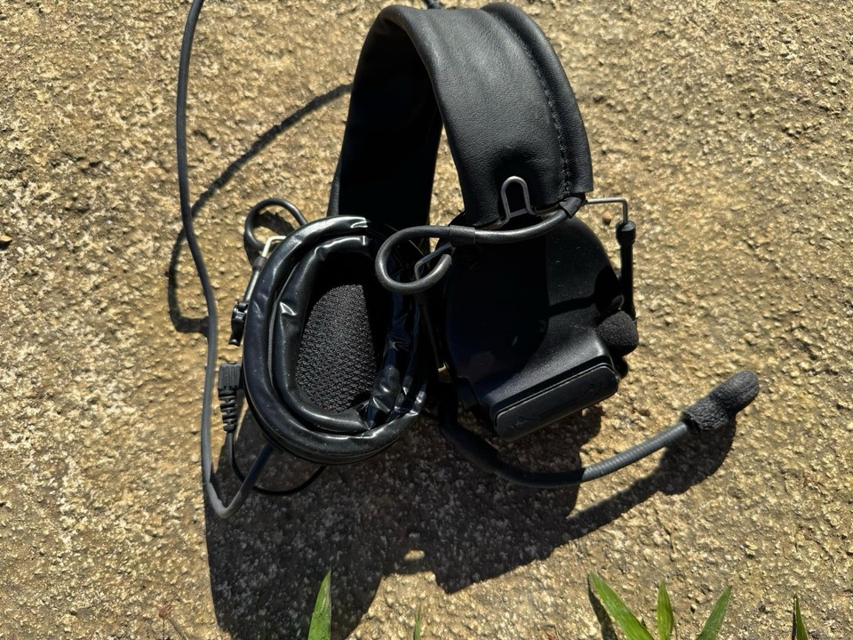 Peltor Comtac 3 Atlantic Signal Black Single Comm Tactical Military | eBay