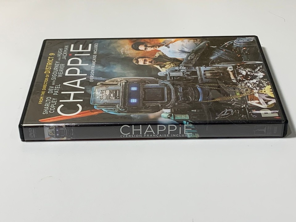 Chappie DVD Movie Sci-Fi Action Hugh Jackman Dev Patel Sigourney Weaver ...