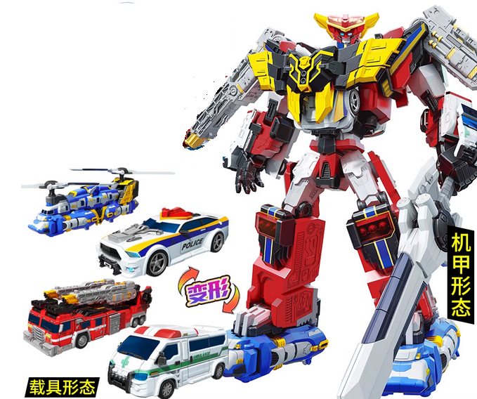 Tobot V 4in1 Giant Justice Action Figure Transformer Robot Figure No ...