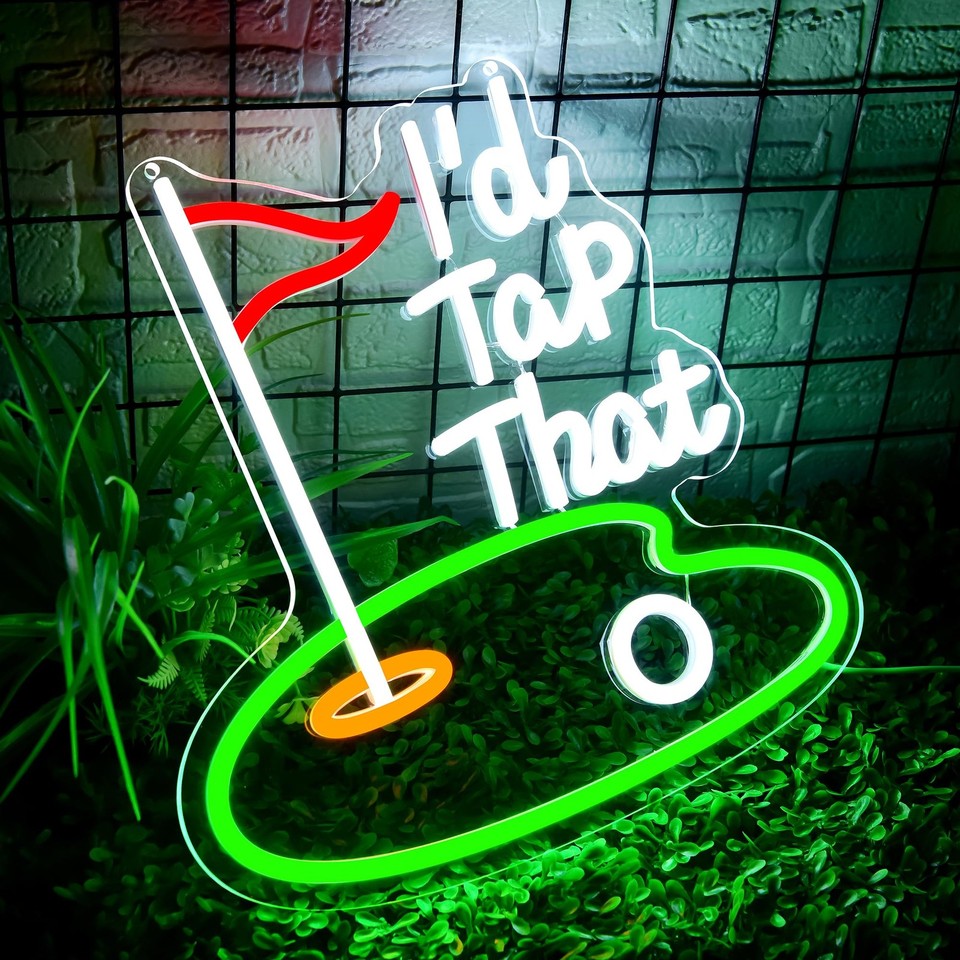 Golf Neon Sign for Wall Decor Golf Neon Light for Man Cave Dimmable LED ...