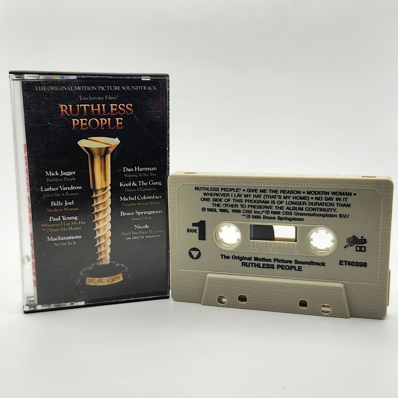 Ruthless People Motion Picture Soundtrack Cassette 1986 CBS Epic Record ...