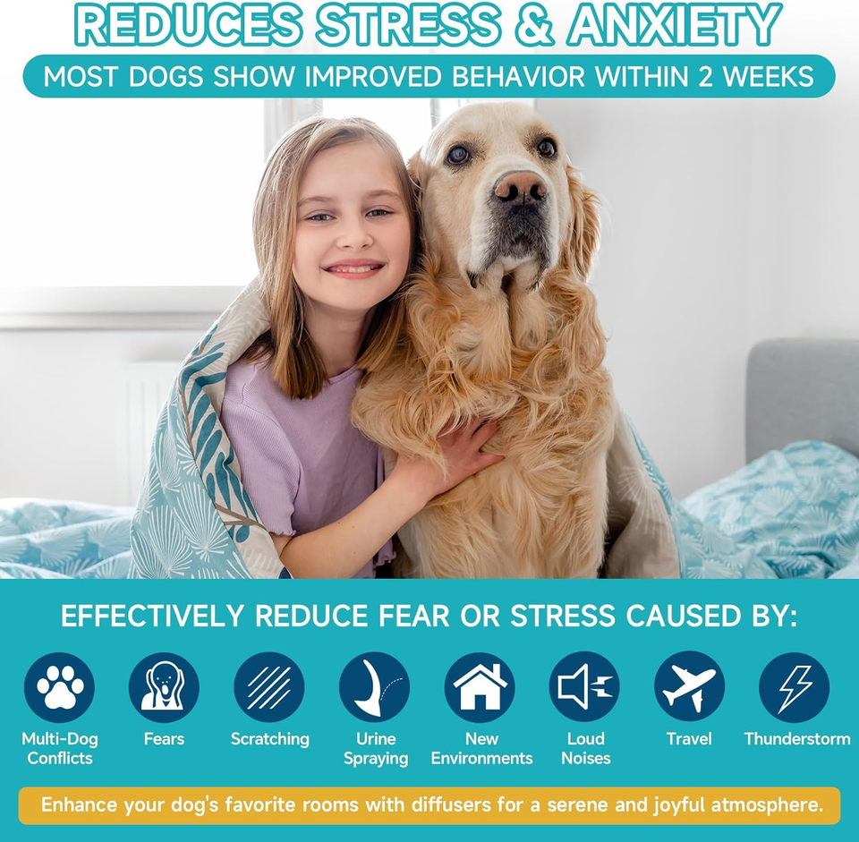 6-In-1 Dog Calming Plug in for Dog Anxiety Relief, Calming Dog ...