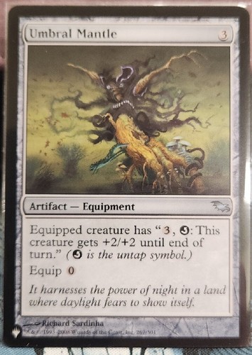 MTG Umbral Mantle Mystery Booster - Shadowmoor 267/301 Regular Uncommon ...