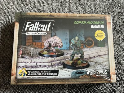 Fallout Wasteland Warfare Super Mutants Hammer Miniatures Modiphius NEW ...