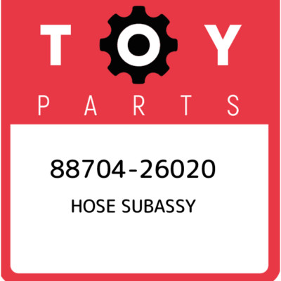 88704 26020 Toyota Hose Subassy 8870426020 New Genuine Oem Part Ebay