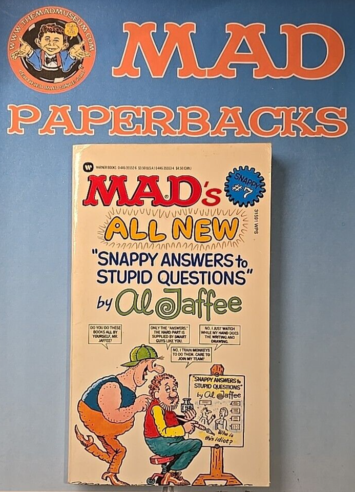 MAD Magazine Paperback Book: JAFFEE ALL NEW SNAPPY #7 1989 Warner 1st ...