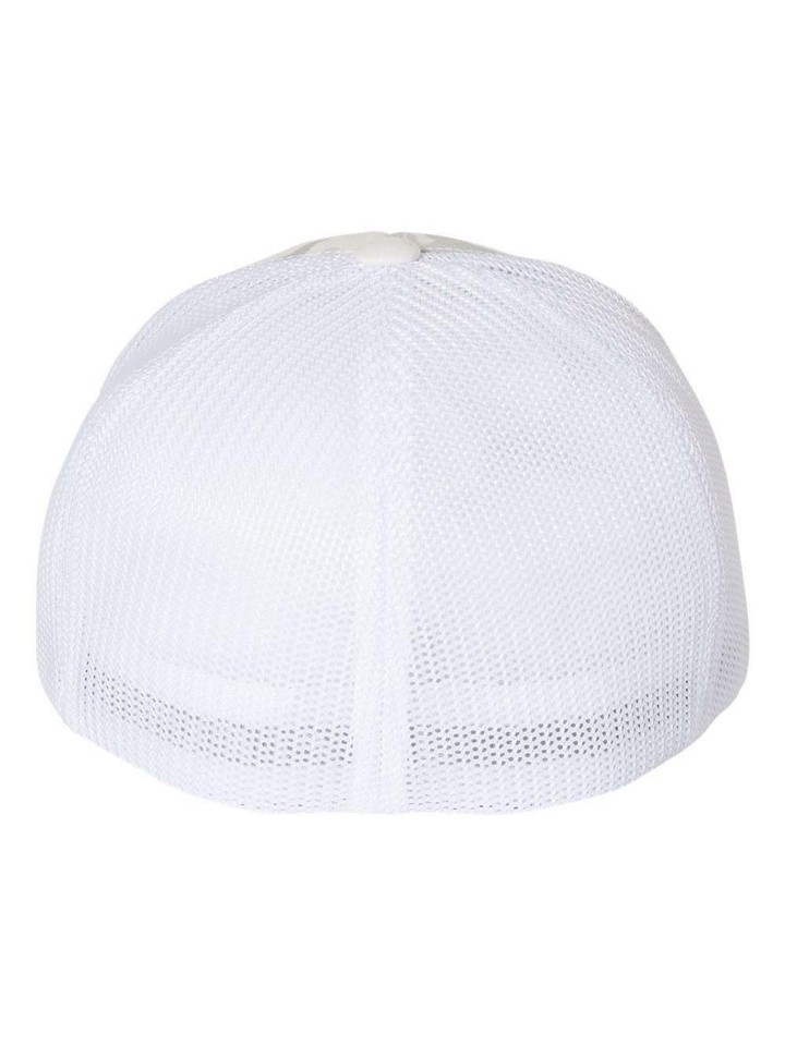 FLEXFIT 6511T - FITTED TRUCKER CAP, MESH BACK, BASEBALL HAT, PLAIN ...