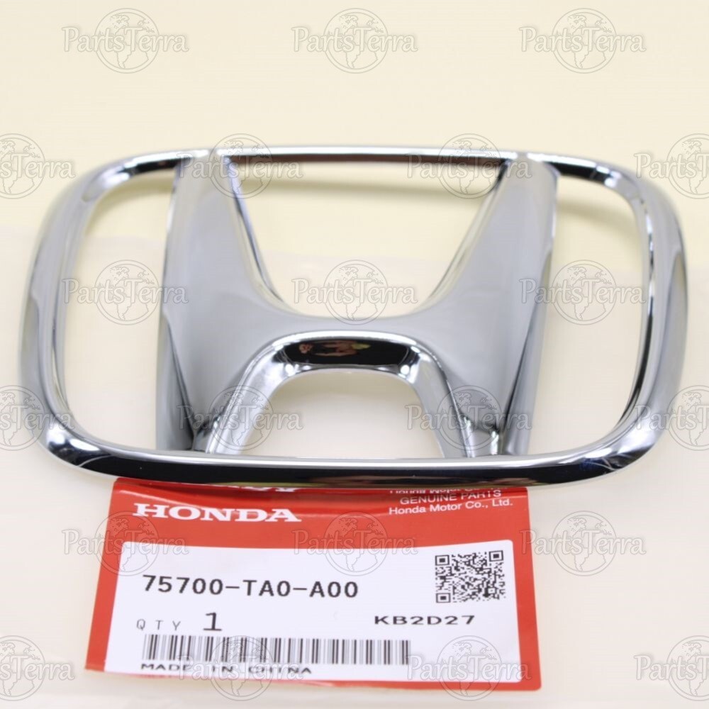 75700TA0A00 Genuine HONDA ACCORD CR-V Front Grille Chrome Badge Emblem ...
