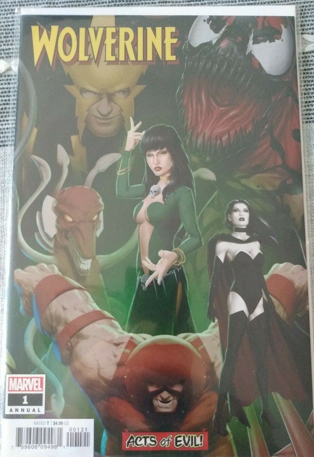 Wolverine #1 Annual Acts of Evil Marvel Comic Book NM/M Cover B 2019 | eBay