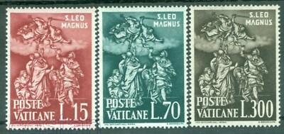 1961 Pope Leon I and King Atilla/by A,Algardi/St.Peter Basilica,Vatican ...