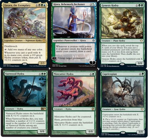 Hydra EDH/Commander Deck-100 Cards-MTG-Magic the Gathering- Zaxara ...